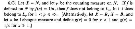 Solved 6 G Let X N and let μ be the counting measure on N Chegg com