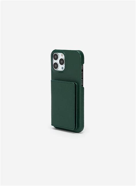 Mini Card Holder Mixed IPhone 13 Pro Max Phone Case CAS 1306 Dark Green VASCARA