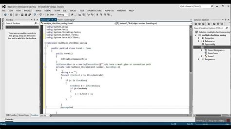 Saving Multiple Checkboxes In Single Row Database Using C In Winforms Windows Application Youtube