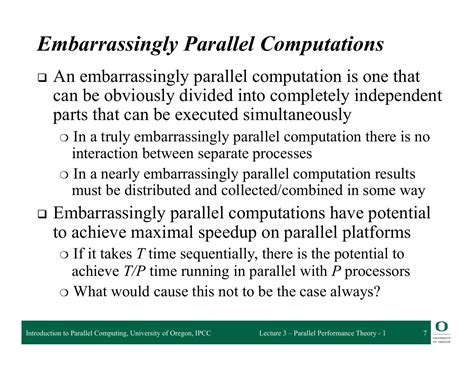 3 Parallel Performance Theory 1