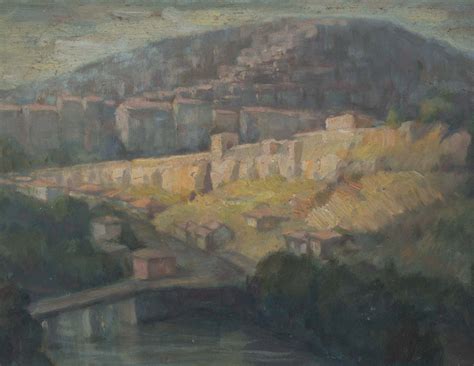 Ботаническата градина в Балчик картина на Драган Немцов Галерия Кавалет