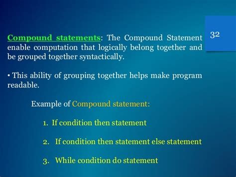Compiler Programming Language Assignments And Statements