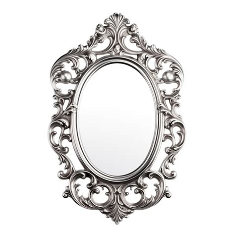 Premium Ai Image A Close Up Of A Mirror With A Fancy Design On It
