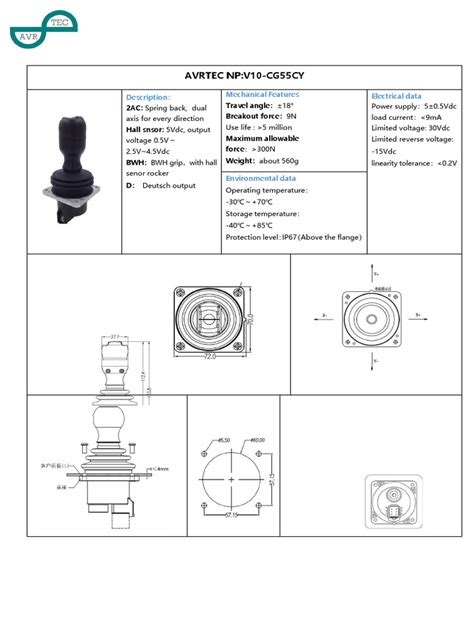 Data Sheet Joystick Pdf