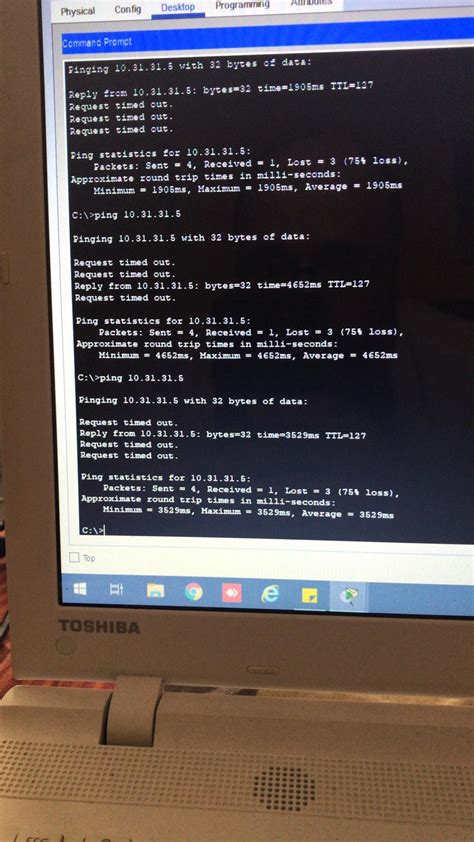 Packet Tracer No Ping Between Vlans On A Slow Pc Cisco Community