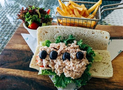 Tuna Salad Sandwich With Black Olives And Tomatoes Dillon Patton