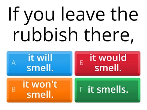 Second And First Conditional Test Quiz