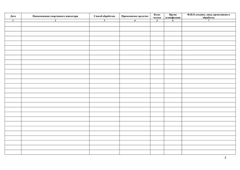 Журнал дезинфекции спортивного инвентаря Охрана и безопасность труда в школе и ДОУ