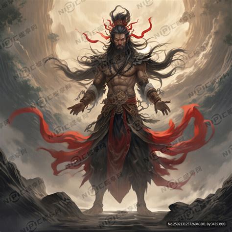 Ai创作图人类 进化 神明 概念画 昵图网