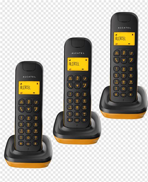 Alcatel 모바일 디지털 고급 무선 통신 무선 전화기 Alcatel D135 Duo Black Dect Id Calls오렌지 오렌지 포스터 전자 제품 기타 집