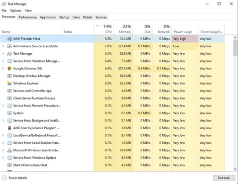 Wmi Provider Host Very High Power Usage R Pcgamingtechsupport