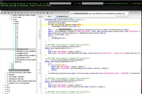 Frida Trace Results 0 Function Tracing · Issue 2118 · Fridafrida · Github