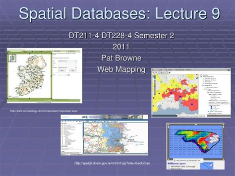 Ppt Spatial Databases Lecture 9 Powerpoint Presentation Free