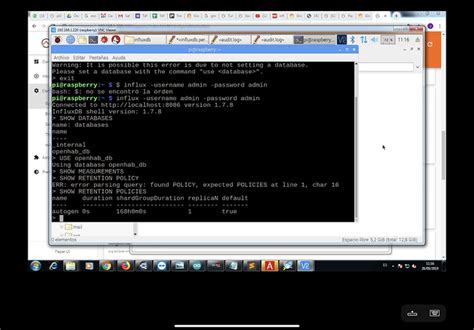 [solved] problems with influxdb persistence grafana link persistence services openhab