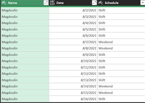 Excel Power Query Adding Missing Dates To A Table Microsoft Qanda