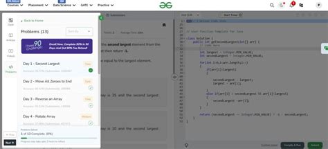 Gfg160 Gfg160 Dailycoding Geekstreak2025 Geeksforgeeks P M