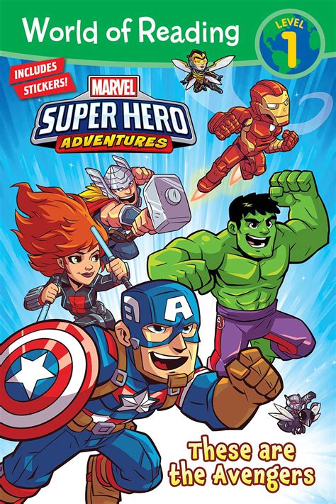 World Of Reading Marvel Super Hero Adventures These Are Avengers