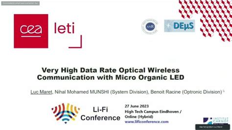 The Lifi Hub On Linkedin Very High Data Rate Optical Wireless