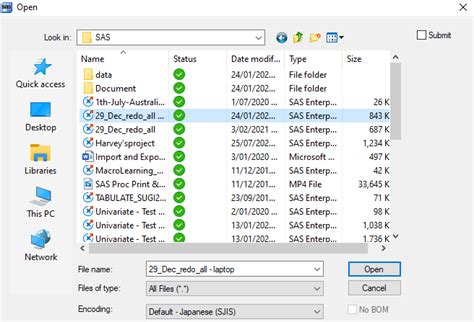 solved how to create a project arrangement in sas base like in sas eg sas support communities