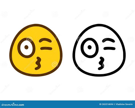 Kissing Emoticon Icon Emoji Pig Cartoon Vector Cartoondealer Hot Sex