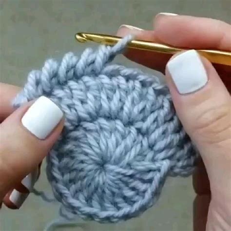 Обвязка края Рачий шаг Схемы вязания крючком Столбик с накидом Вязаные крючком круги