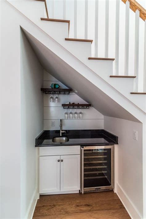 Under Stairs Bathroom Under Stairs Beverage Center