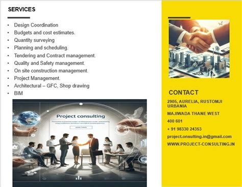 Project Consulting On Linkedin Project Consulting Services Offered