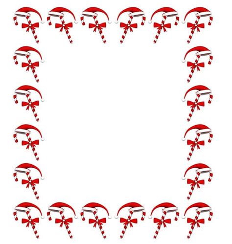 Printable Candy Cane Border Printablelib