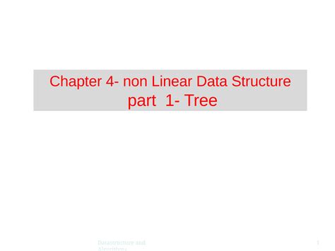 Chapter 4 Non Linear Data Structurepptx