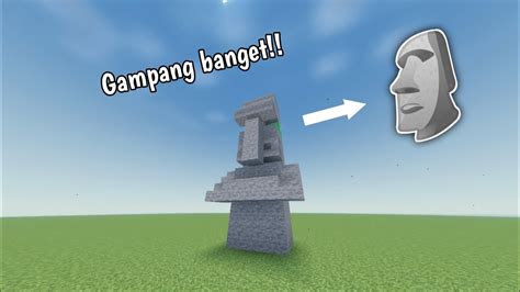 Very Simple Tutorial Membuat Patung Batu Di Minecraft