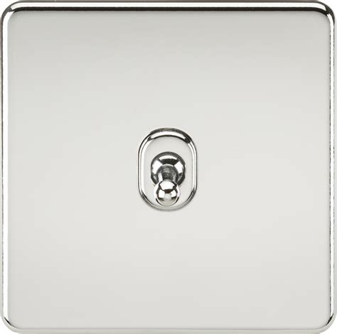 10AX 1G Intermediate Toggle Switch Polished Chrome Vivid Lightworks