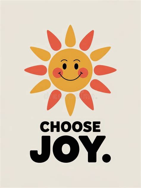 Bright Smiling Sun Illustration Encouraging Positivity And Joy With Vibrant Colors Stock