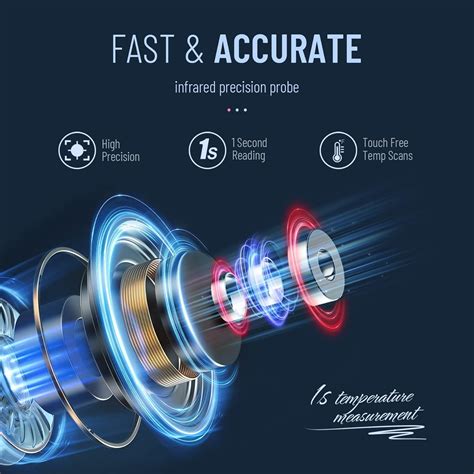 Touchless Thermometer For Adults Digital Infrared Thermometer Gun Forehead And Object 2 In 1