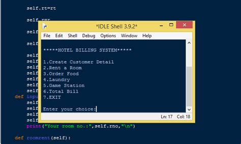 Simple Hotel System In Python Free Source Code Sourcecodester