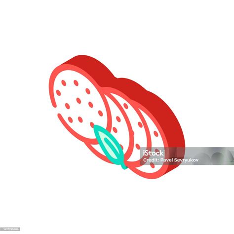 슬라이스 소시지 고기 아이소메트릭 아이콘 벡터 일러스트 레이 션 고기에 대한 스톡 벡터 아트 및 기타 이미지 고기 구이 굽기 Istock