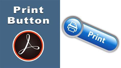 How To Add Print Button In Fillable Pdf Form Using Adobe Acrobat Pro