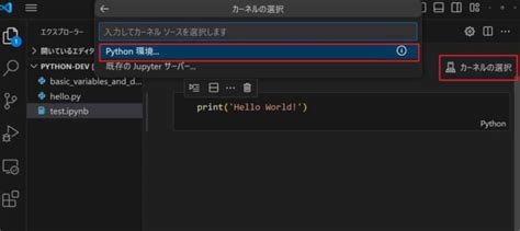 VSCodeでJupyter Notebookを使用する 情報科学博士の学習ジャーナル