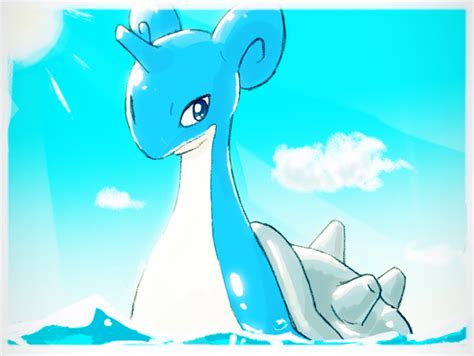 Lapras Pokemon Drawn By Aberu Ycrr Danbooru