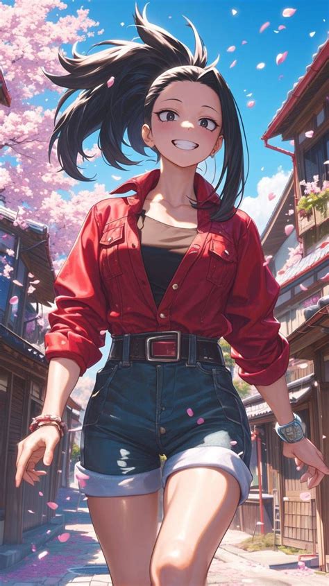 My Hero Academia Momo Yaoyorozu Enamora A Fans En Ilustraciones Artofit