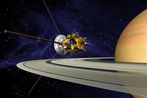 an unmanned spacecraft sent to saturn in 1997 is also a satellite