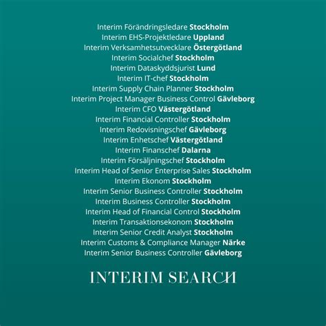 Den Gängse Bilden är Att Interim Management Huvudsakligen Rör Roller