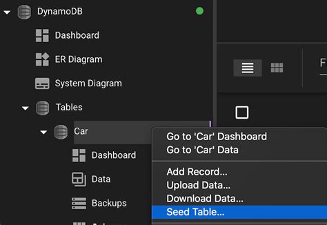 Seeding A Dynamodb Table Commandeer Docs
