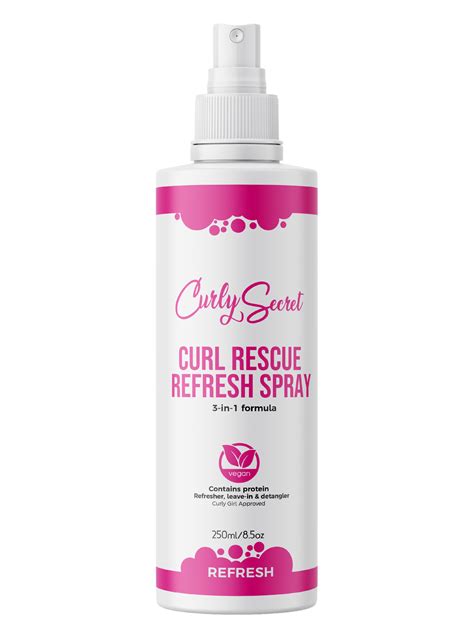 Curl Rescue Refresh Spray For All Hair Types Curly Secret