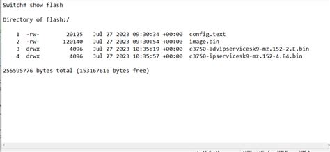 How To Check Flash Memory Of Cisco Switch GeeksforGeeks