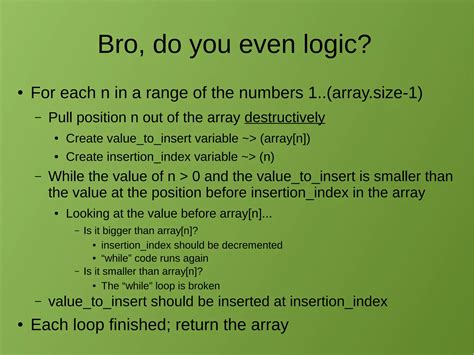 Intro To Sorting Insertion Sort Ppt