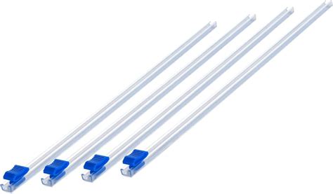 Gegado Plastic Wrap Cutter 4 Sticks Self Adhesive Fit 12 Roll Slide Cutter For Foil Wax Paper