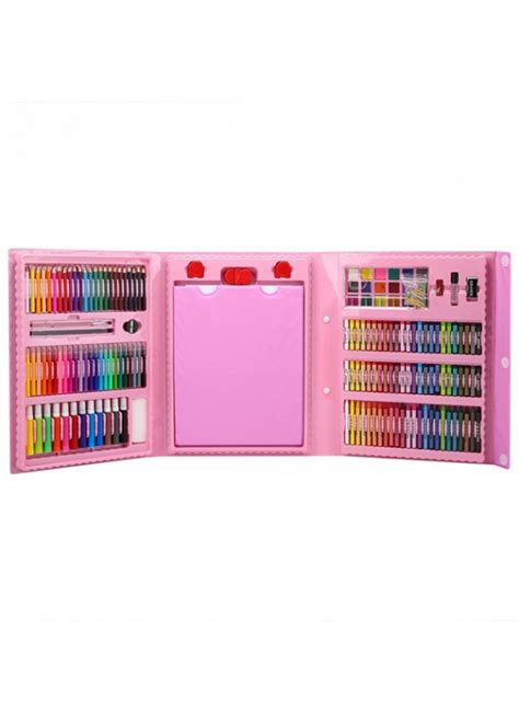 Набор для детского творчества в чемодане из 208 предметов “Чемодан творчества” Розовый Good Idea