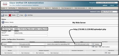 Download Jabber Problem Report Prt Logs Using Web Server Cisco