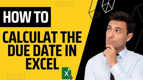 Calculating The Due Date In Excel Exceltips Excelformulas Youtube