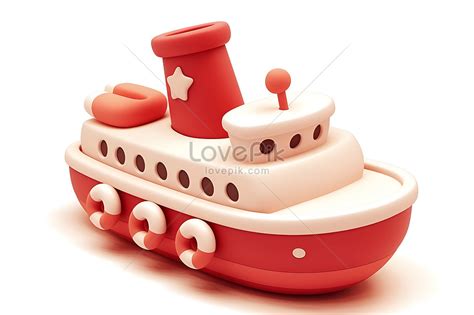 만화 스타일 유람선 일러스트 무료 다운로드 Lovepik